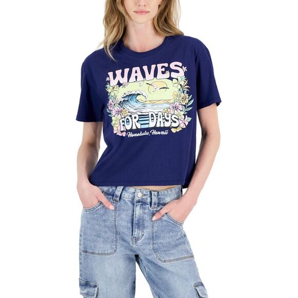 Rebellious One | Tops | Rebellious One Womens Waves For Days Graphic ...